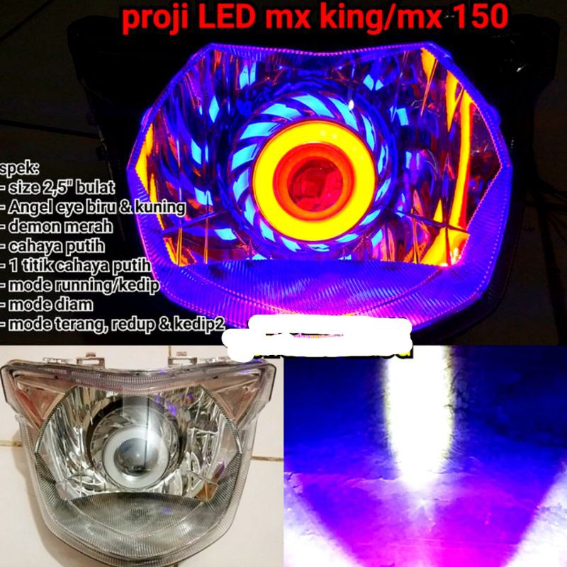 Jual Lampu Proji Mx King Plus Mika Model Bulat Nanas Mini Shopee Indonesia