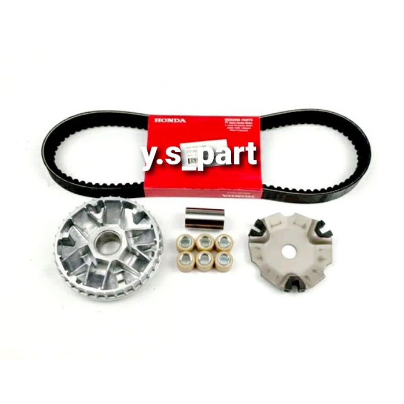 Jual Paket Vanbelt Set Rumah Roller Vario 110 CW Lama KVB dan tekno ...