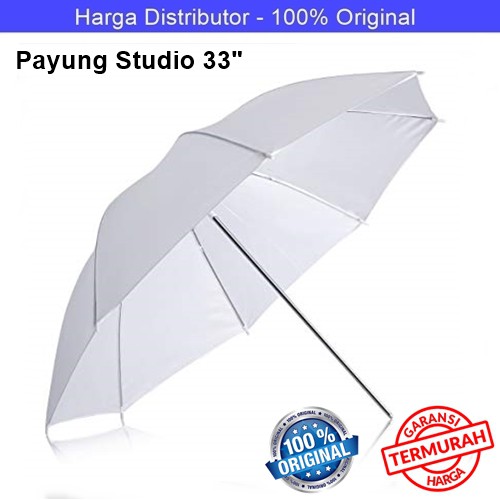 Payung Putih Diffuser 33 Inch - 84cm Untuk Lampu Studio | Shopee Indonesia