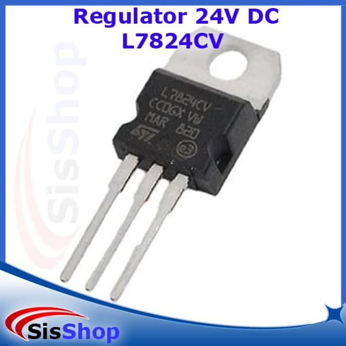 Jual Promo IC VOLTAGE REGULATOR 7824 L7824 L7824CV 24V 24 VOLT TO 220 Berkualitas | Shopee Indonesia