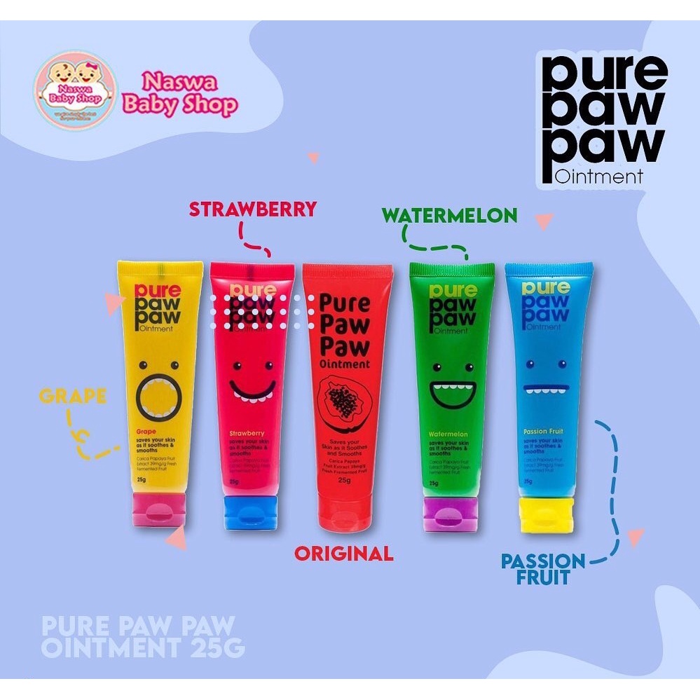 Jual Pure Paw Paw Ointment Fruit Variant 25gr | Shopee Indonesia
