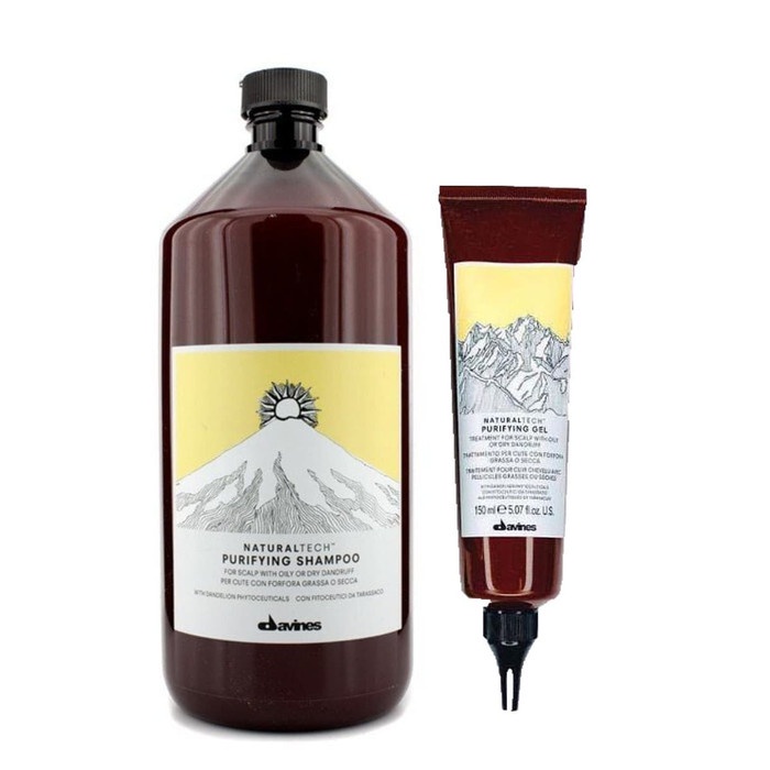 Jual Davines Purifying Shampoo 1000ml + Davines Purifying Gel 150ml | Shopee Indonesia