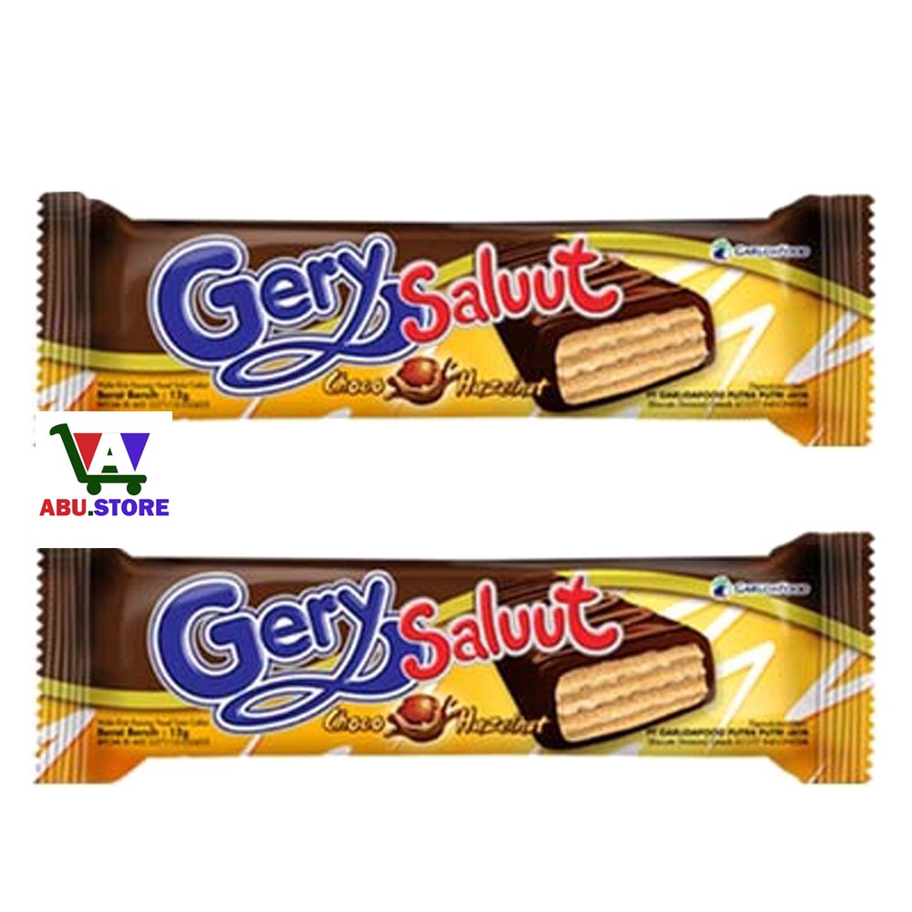 Jual Gery Saluut Wafer Chocolate / Choco Hazelnut - isi 24 pcs per pack ...