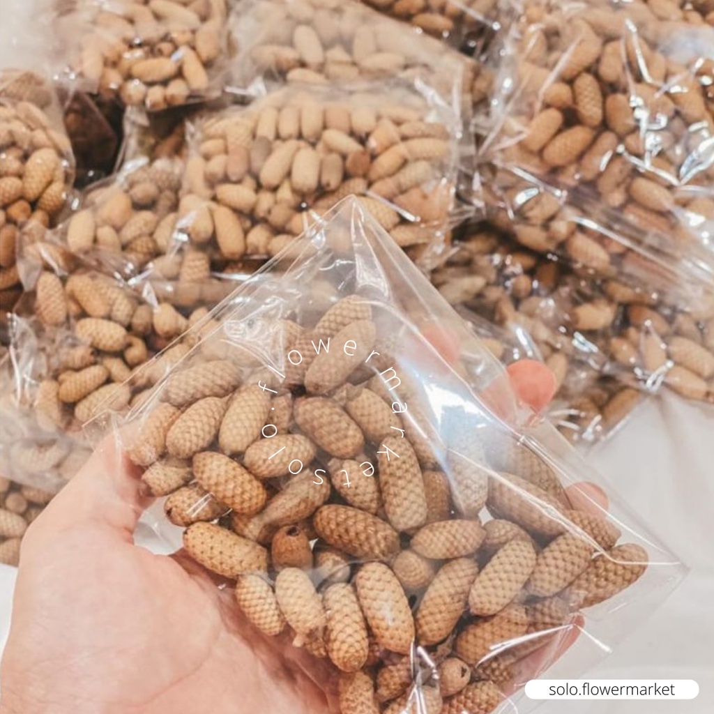 Jual biji rotan lonjong biji rustic bahan craft kerajinan rustic ...