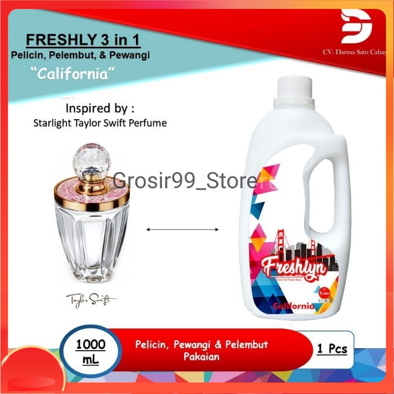 Jual Pelicin, Pelembut dan Pewangi Pakaian Laundry Freshlyn Botol ...
