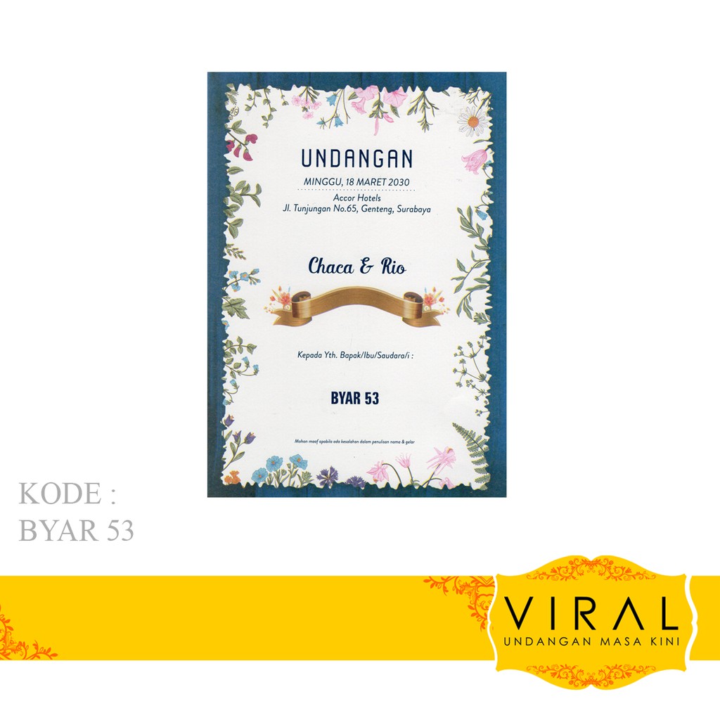 72+ Contoh Undangan Nikah Di Rokok Terbaik - Contoh Undangan