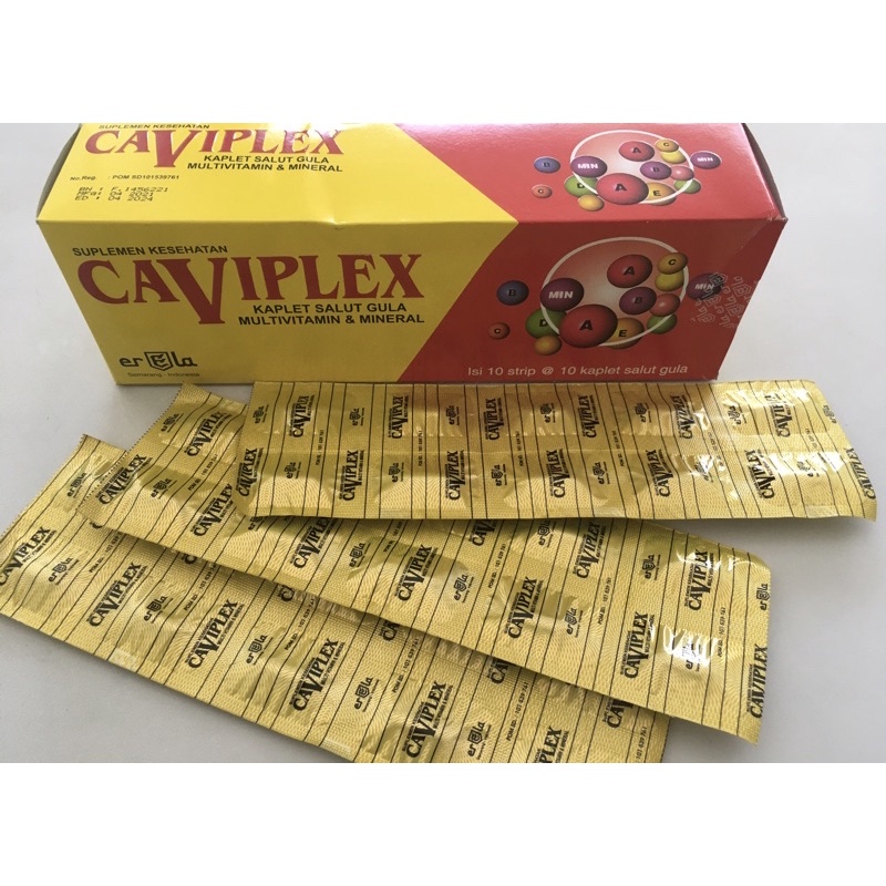 Jual Caviplex 1 strip (10 kaplet Salut Gula) Indonesia|Shopee Indonesia
