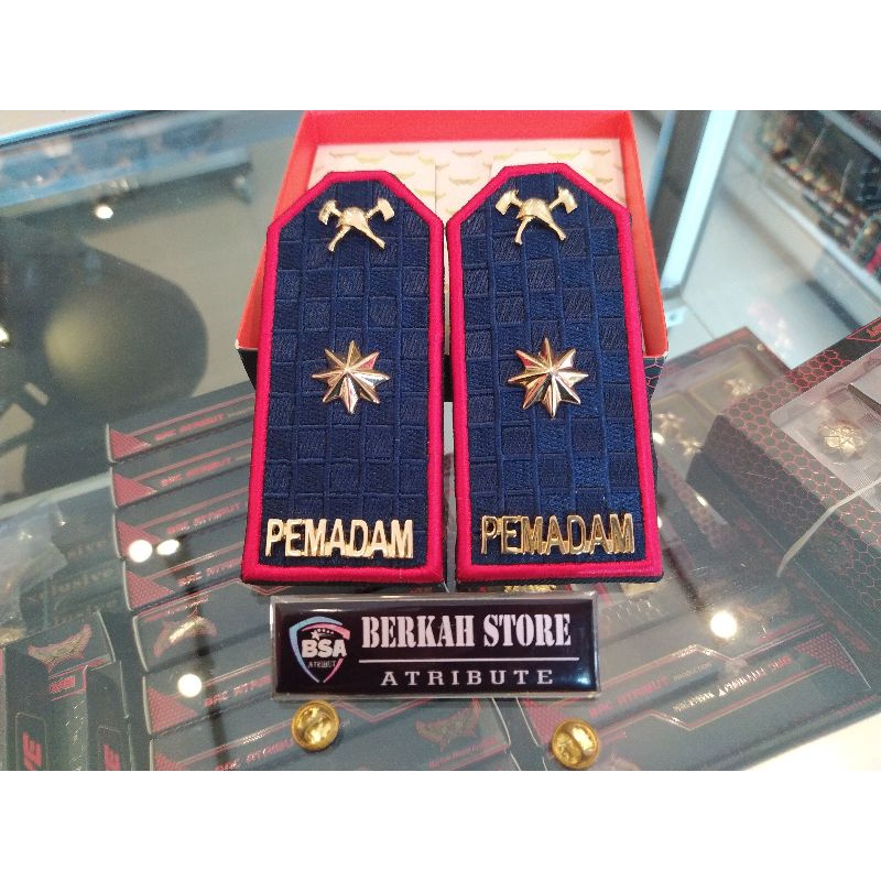 Jual (COD) PANGKAT PDU DAMKAR/PEMADAM GOLONGAN 4C LIST MERAH ...