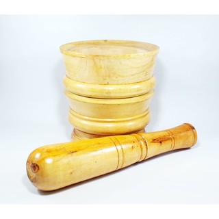 Jual alat penumbuk atau lumpang plus alu dari kayu | Shopee Indonesia