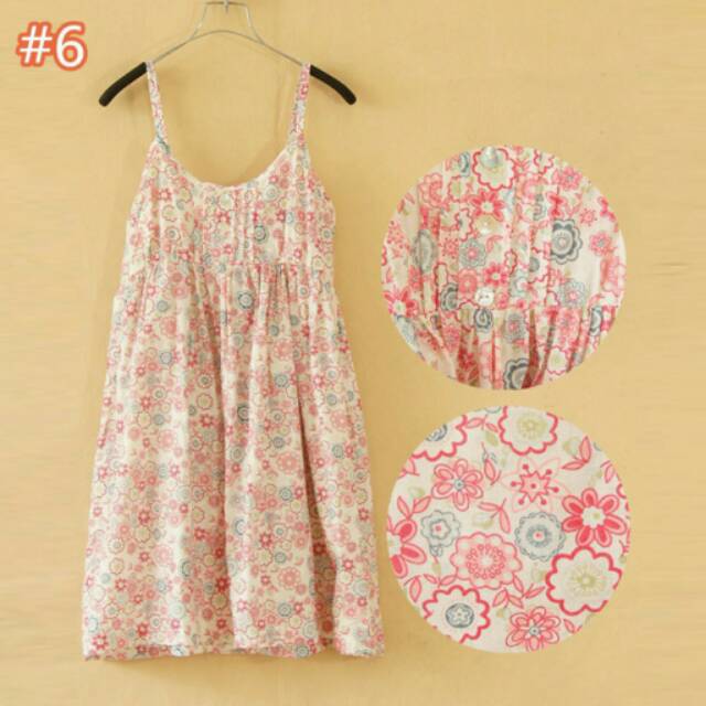 Jual Dress katun (motif bunga) | Shopee Indonesia