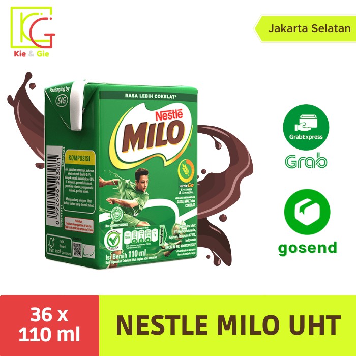 Jual SUSU UHT MILO GO 110ML Indonesia|Shopee Indonesia