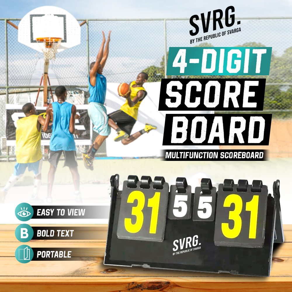 Jual Svarga Portable Scoreboard - Papan Skor - Futsal - Basket ...