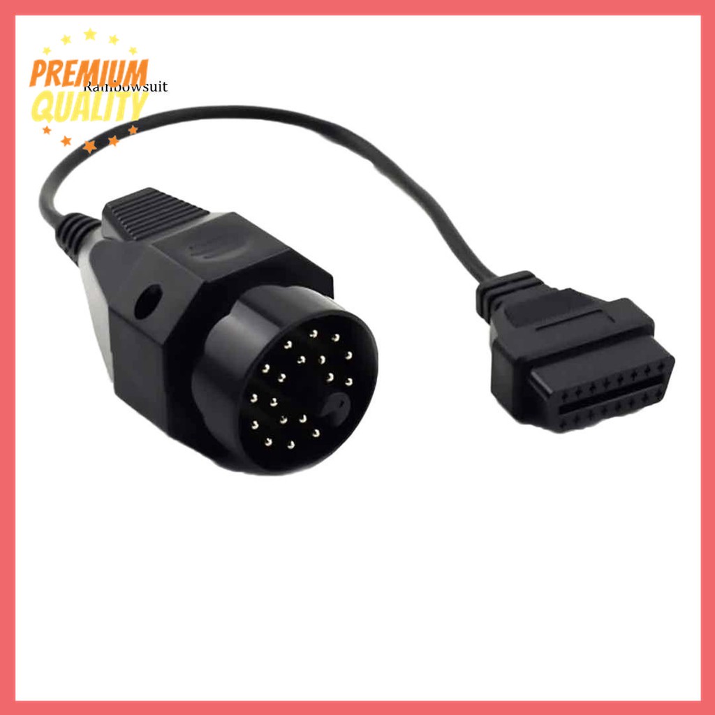Jual Kabel Adapter BMW 20 Pin to 16 Pin OBD2 OBDII Diagnostic Scanner ...