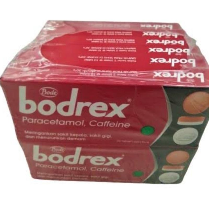 Jual BODREX SAKIT KEPALA (1 SLOP = 12 PACK = 24 STRIP = 240 PCS ...