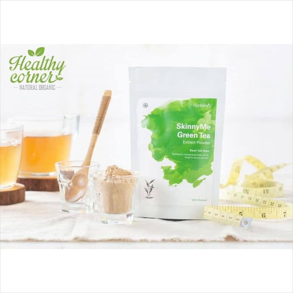 Jual Herbilogy Green Tea Extract Powder ( Teh Hijau Bubuk ) 100 gr ...
