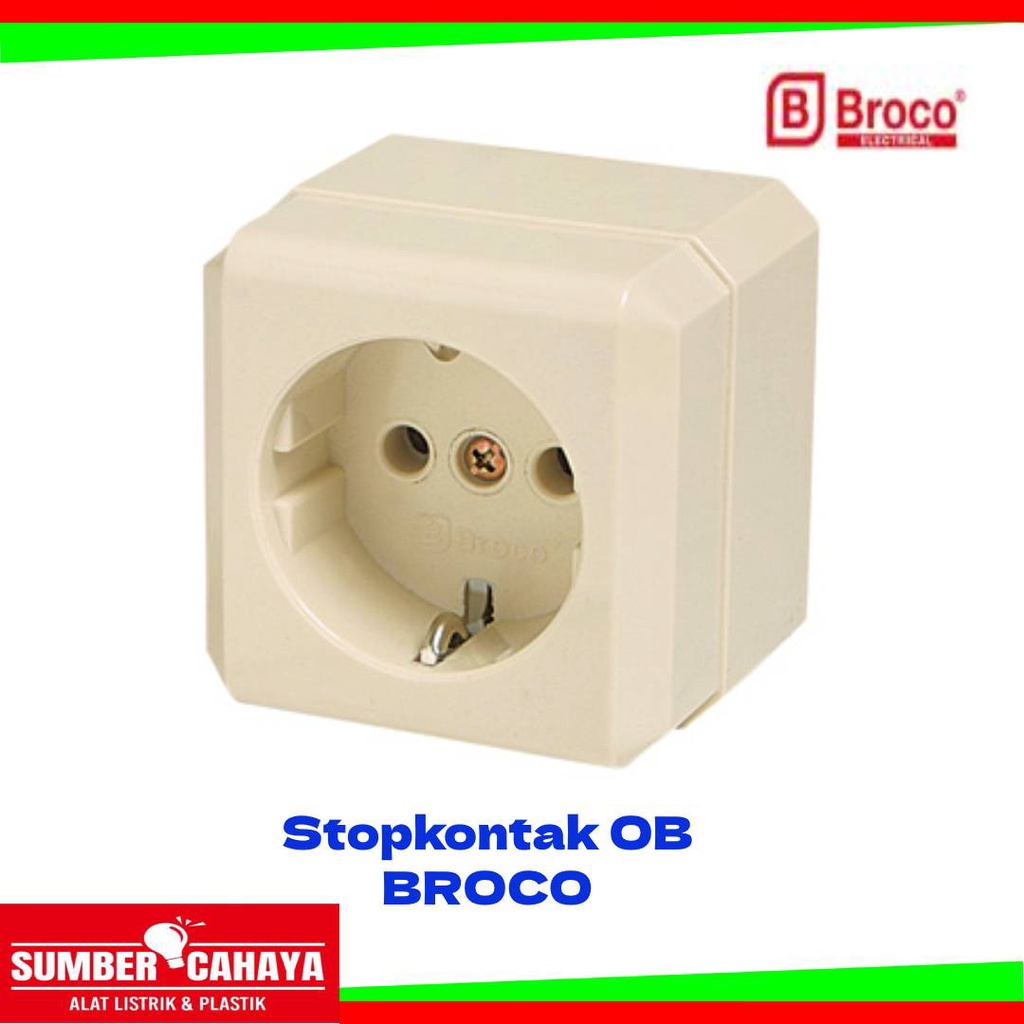 Jual BROCO STOP KONTAK OB STOPKONTAK BROCO OUTBOW | Shopee Indonesia