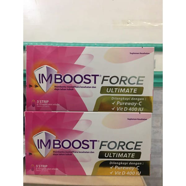 Jual Imboost Force Ultimate tablet | Harga per strip isi 10 tablet ...