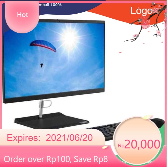 Jual LENOVO AIO V50A - I7 10700T 8GB 1TB 21.5" FHD IPS DOS - ALL IN ONE ...