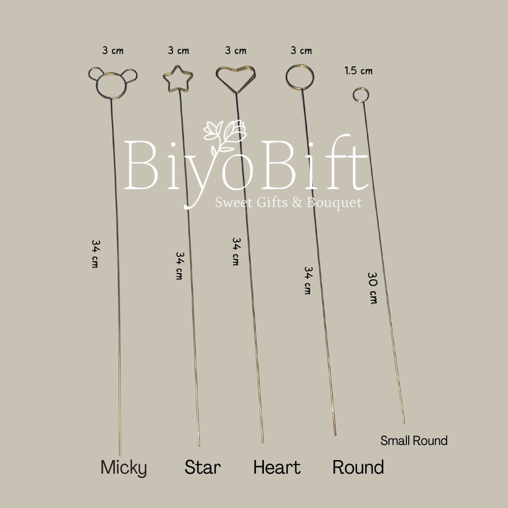 Jual Stick Card Holder / Stick Card Gold/ Stick Kartu Ucapan Gold [Per ...