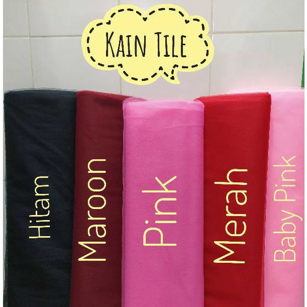 Jual Kain Tile Polos | Shopee Indonesia