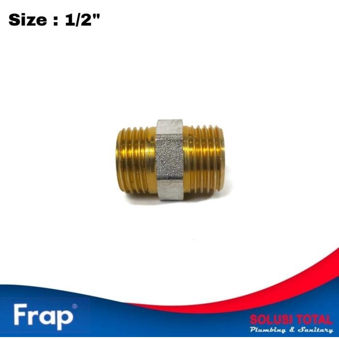 Jual Double Nipple 1/2" Frap Male Nipple Socket 1/2 Inch Frap | Shopee Indonesia