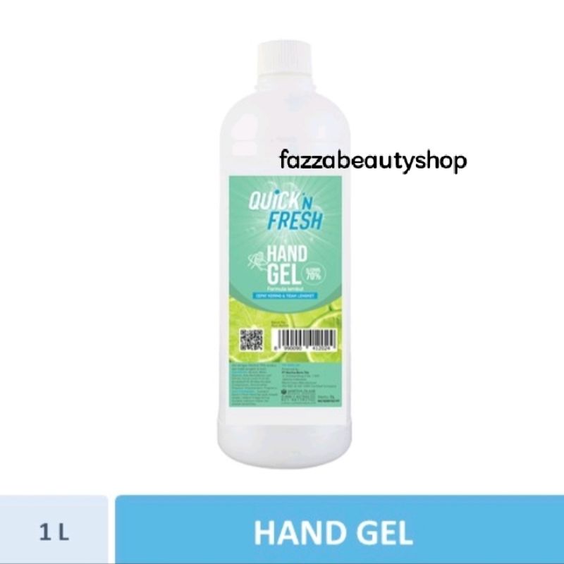 Jual Quick'N Fresh Hand Gel 1000 ml Indonesia|Shopee Indonesia