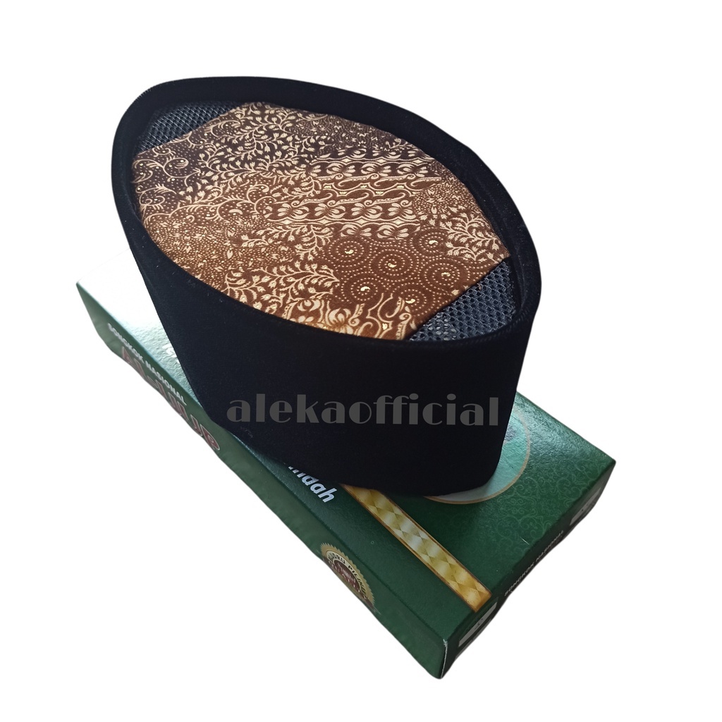 Jual SONGKOK HITAM PECI BATIK KOPIAH KOPYA TERBARU BAHAN BLUDRU + KAIN ...