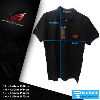 Jual Polo Shirt Kaos Polo Kaos Kerah ASUS ROG Original Asus | Shopee ...