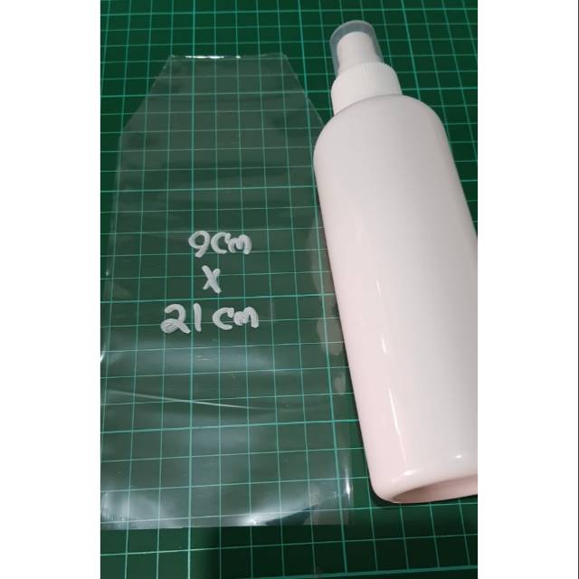 Jual Plastik Botol / Plastik Shrink Film Seal A untuk botol 250ml ...