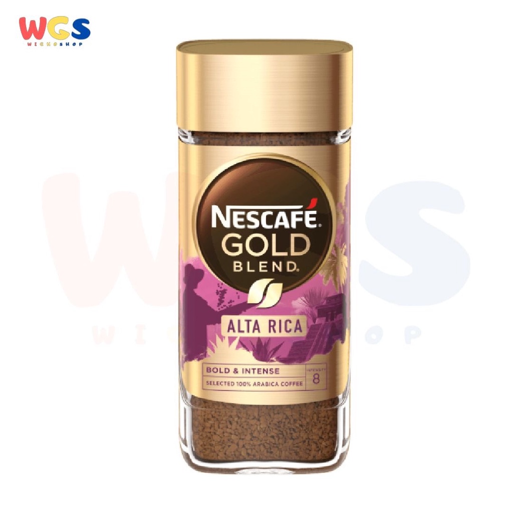 Jual Nescafe Gold Blend Alta Rica Bold & Intense Arabica Coffee 190g ...