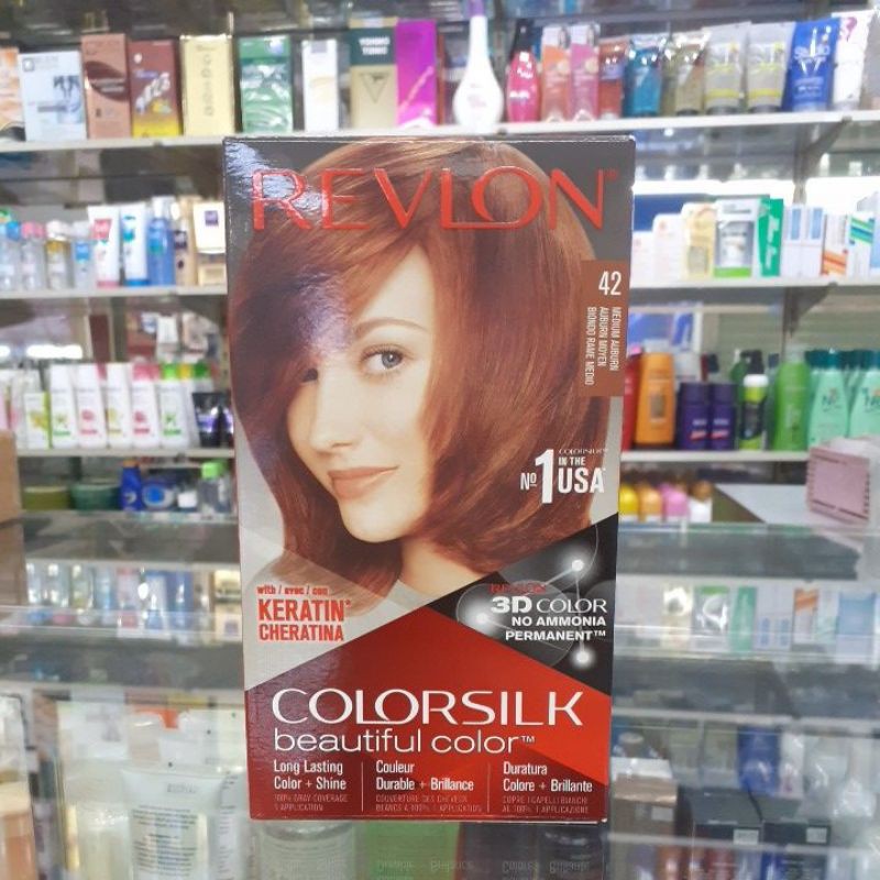 Jual REVLON COLORSILK ( 42 MEDIUM AUBURN ) | Shopee Indonesia