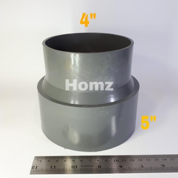 Jual Vlok Sok D 5" x 4" in inch/Plok Sock Pvc/Reducer Socket Sambungan Pipa | Shopee Indonesia