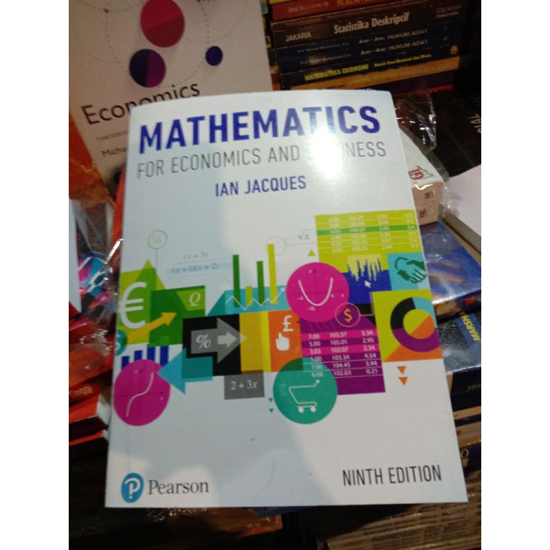 Mathematics For Economics and Business Ninth Edition By Ian Jacques ...