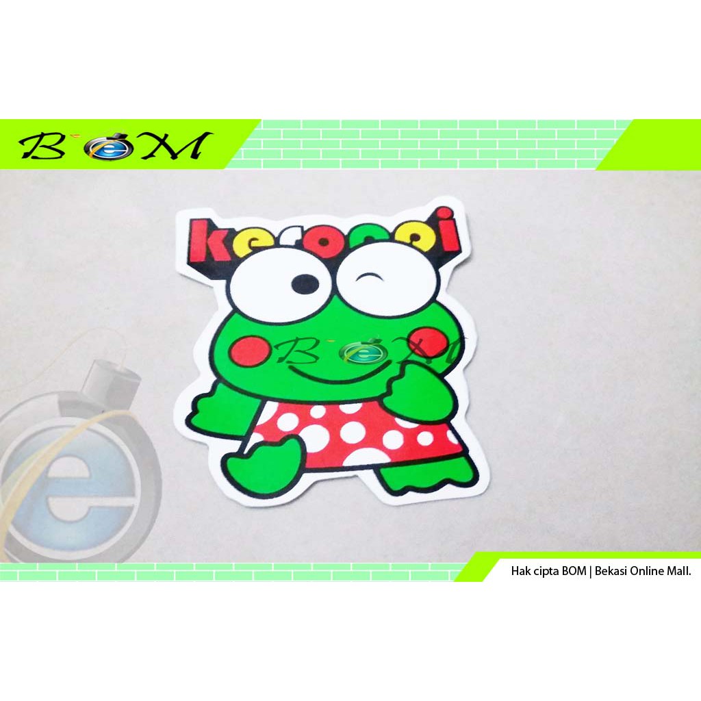 Jual stiker sticker motor mobil gambar keropi katak kodok m2 | Shopee ...