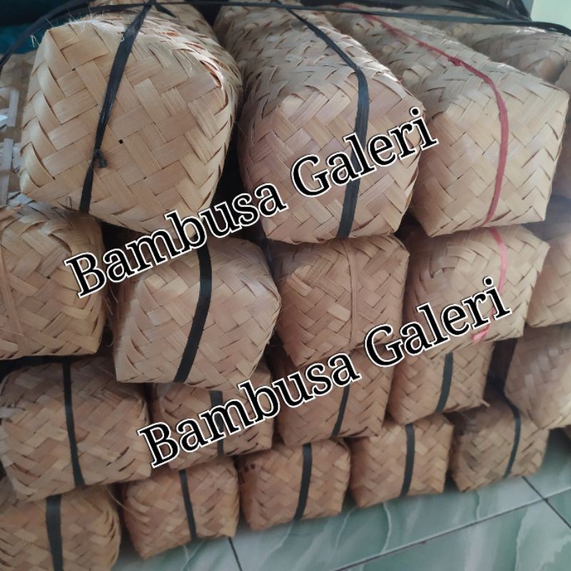 Jual besek isi 5 pasang besek 8x8 besek 10x10 besek mini besek kecil ...