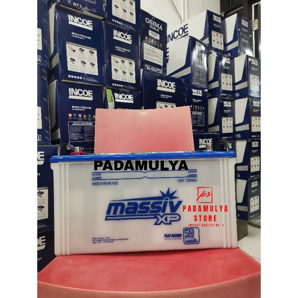 Jual Aki Basah Massiv XP N100 12V 100Ah 95E41R Battery Genset Kapal Truck Solar Panel | Shopee ...