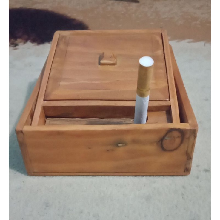 Jual Wooden Dispenser Cigaret/Kotak tempat Rokok Indonesia|Shopee Indonesia