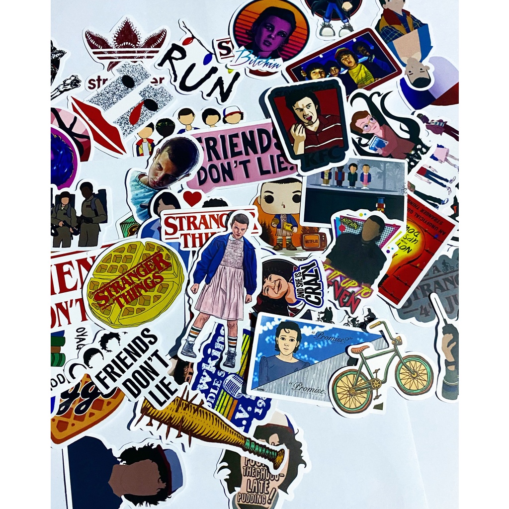 Jual Stiker Stranger things Aesthetic Sticker Tumblr vinyl Sticker HP ...