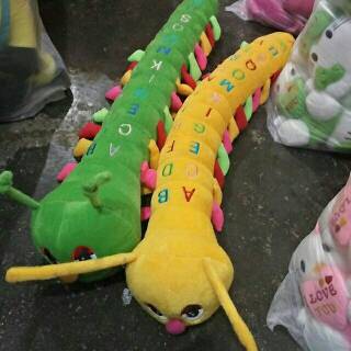 Jual Boneka si ulil ulat lucu ada huruf abjad | Shopee Indonesia