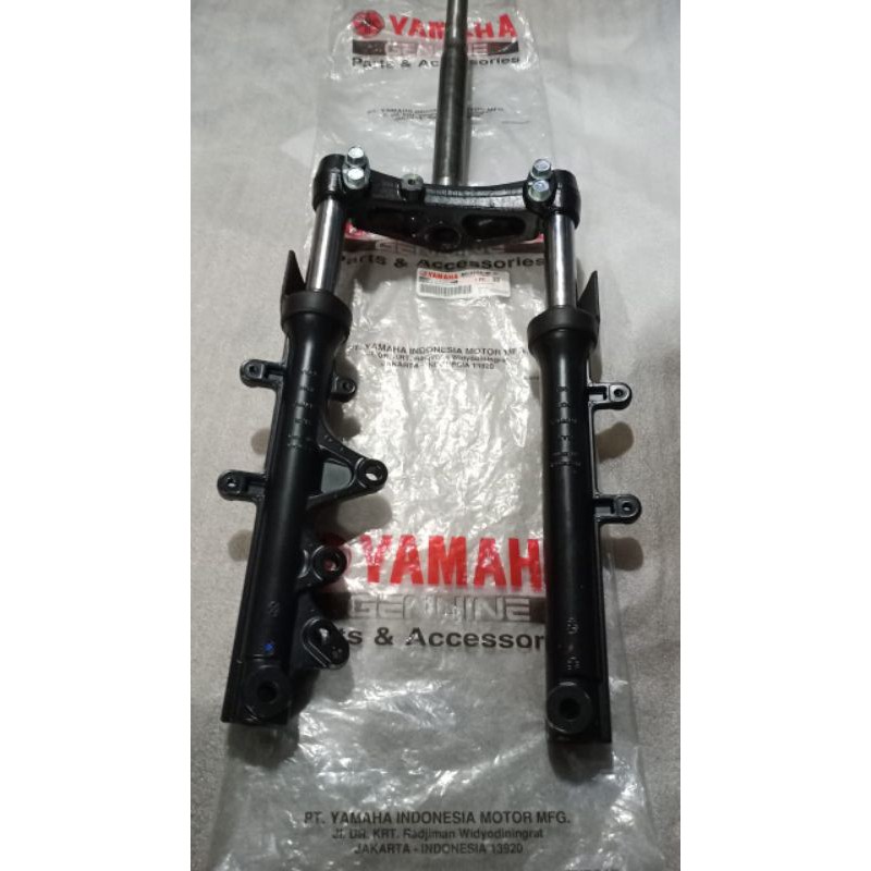 Jual shockbreaker depan aerox 155 segitiga set shok depan aerox 155 B65 original | Shopee Indonesia