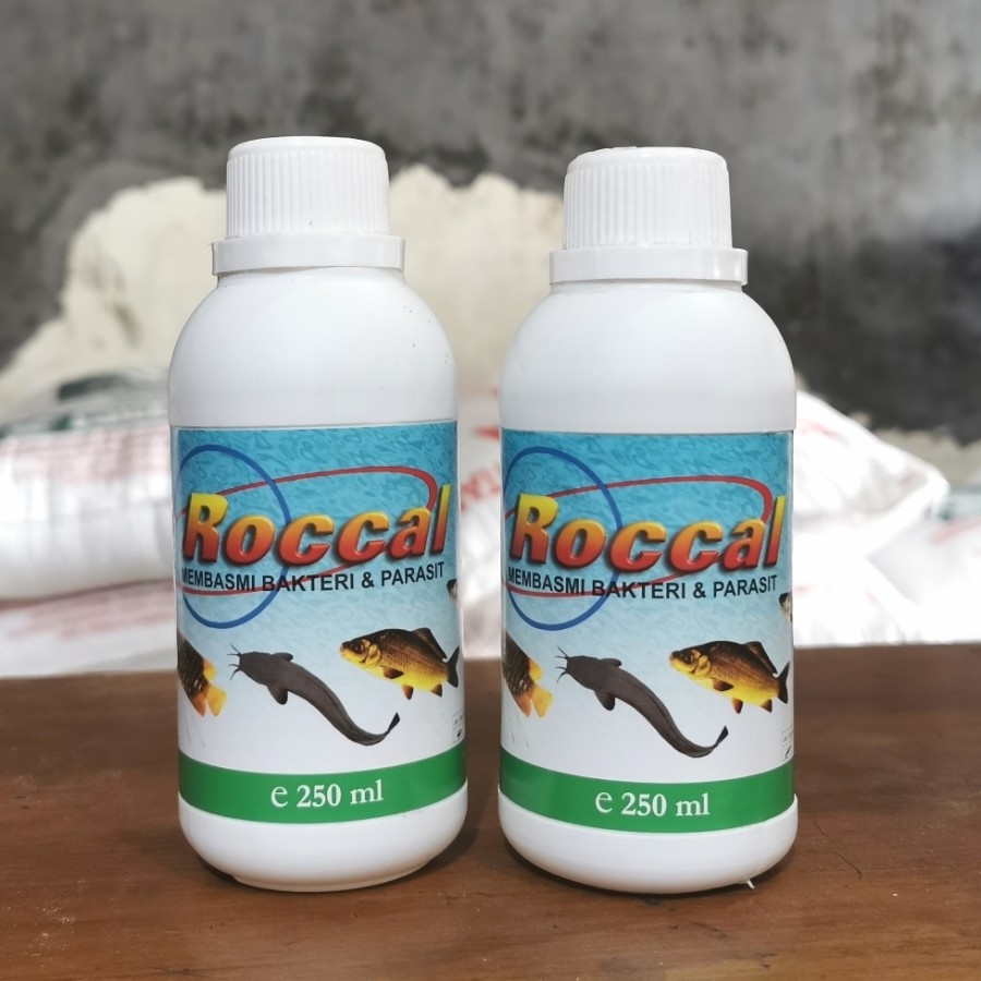 Jual ROCCAL 250ml / Pembasmi Bakteri Parasit Tambak Ikan Udang | Shopee ...