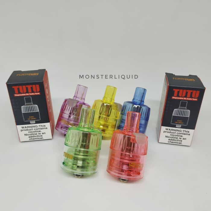 Jual TUTU DISPOSABLE NIC SALT TANK AUTHENTIC -TANK RTA MTL KHUSUS ...