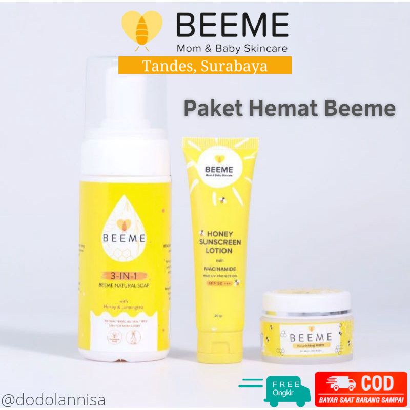 Jual Paket Lengkap Beeme Skincare Mom and Baby | Shopee Indonesia
