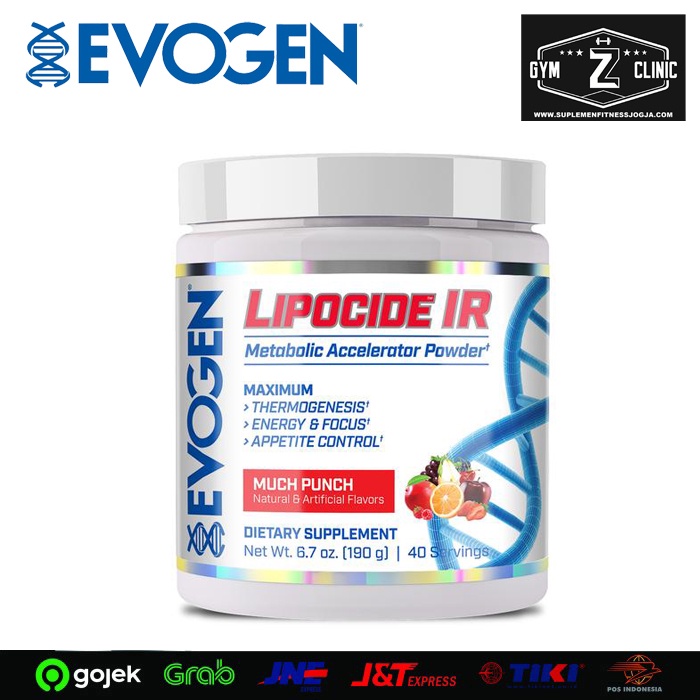 Jual EVOGEN LIPOCIDE IR - METABOLIC ACCELERATOR POWDER 30 Serv (Fat ...
