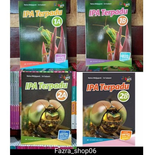 Jual IPA Terpadu smp/mts kelas 1A/1B/2A/2B revisi K13 erlangga | Shopee ...