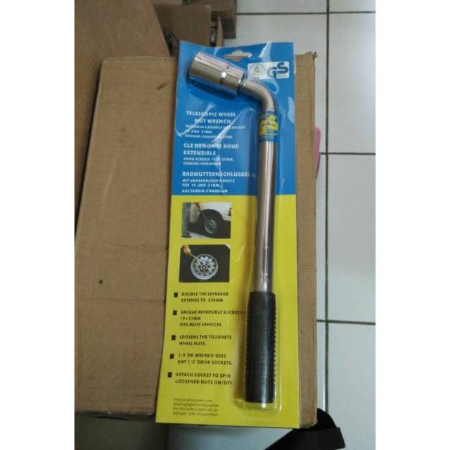 Jual Kunci Roda Panjang Shock 19 mm / 21 mm | Shopee Indonesia