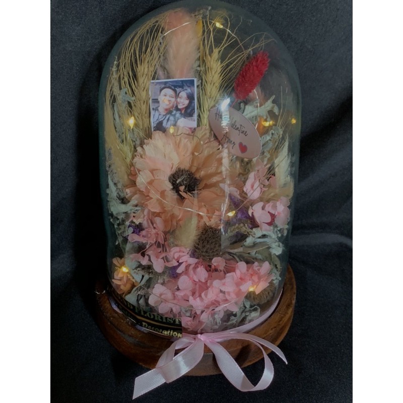 Jual glass dome cantik barang unik mewah kado valentine kado special ...