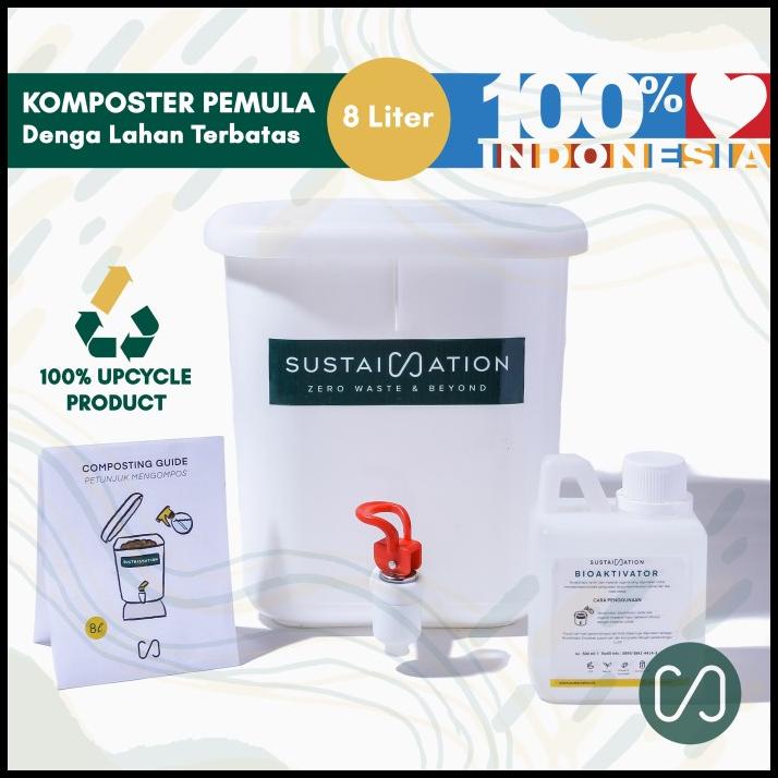 Jual Ember Komposter Mini Sustaination 8 L | Shopee Indonesia