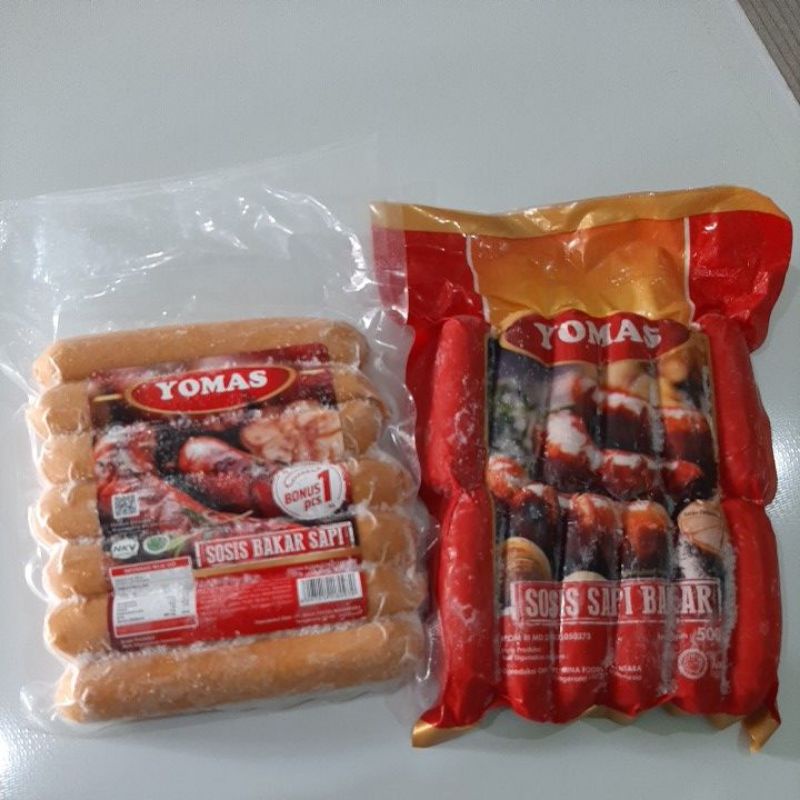 Jual Yomas Sosis Sapi Bakar 500g (isi 7&12) | Shopee Indonesia