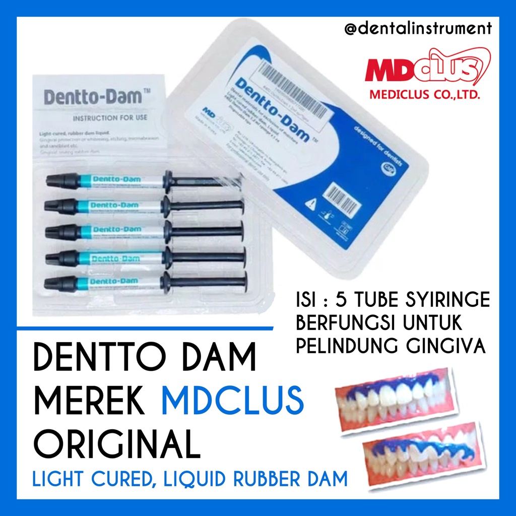 Jual Dentto Dam / Gingival Gingiva Barrier Protection Whitening ...